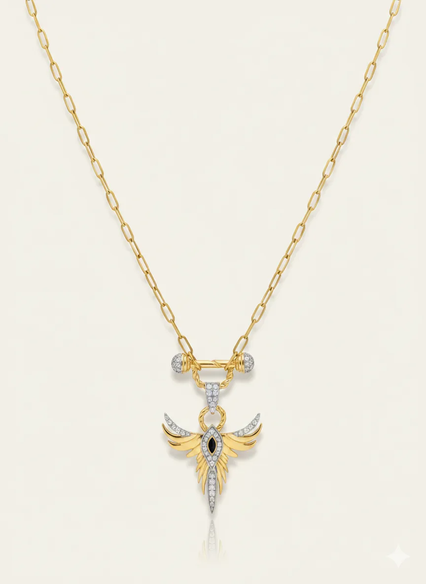 Angel Glow Necklace - The White Jewelry