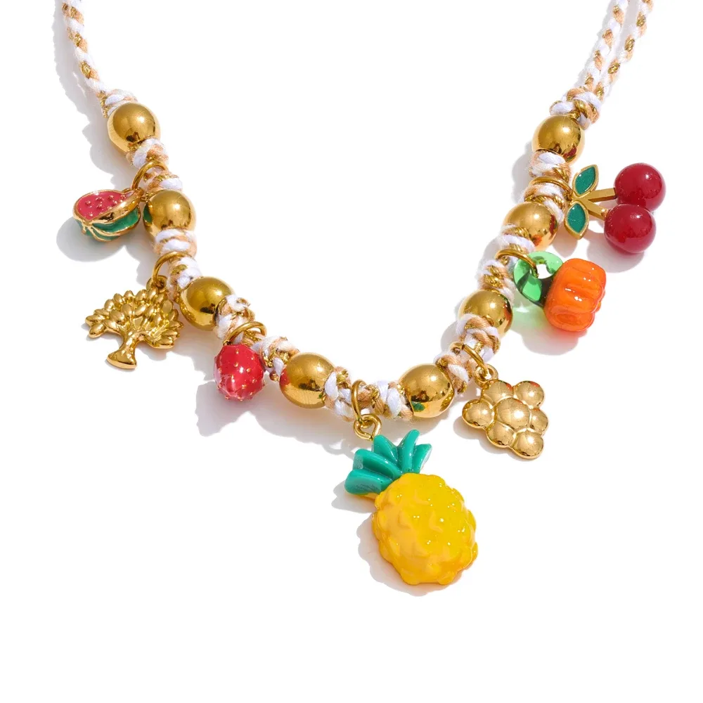 Juicy Gems Necklace - The White Jewelry