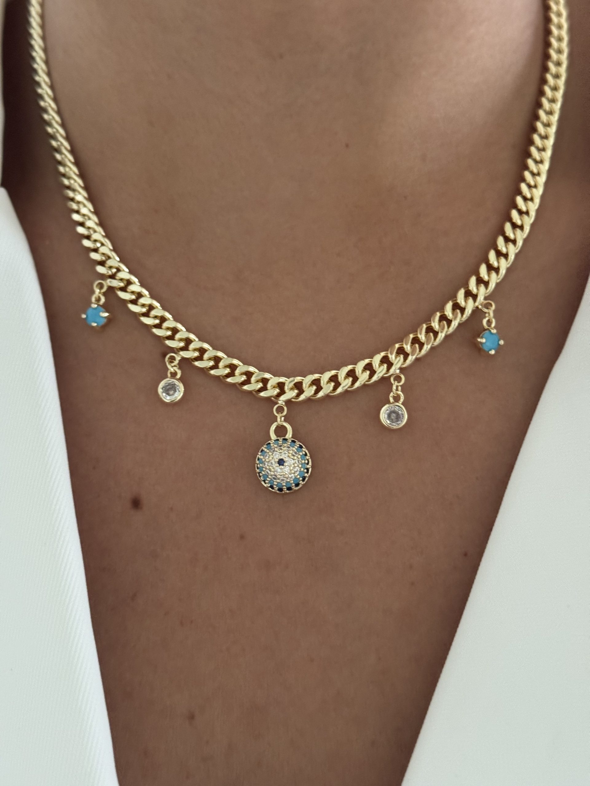 Golden Guard Necklace - The White Jewelry